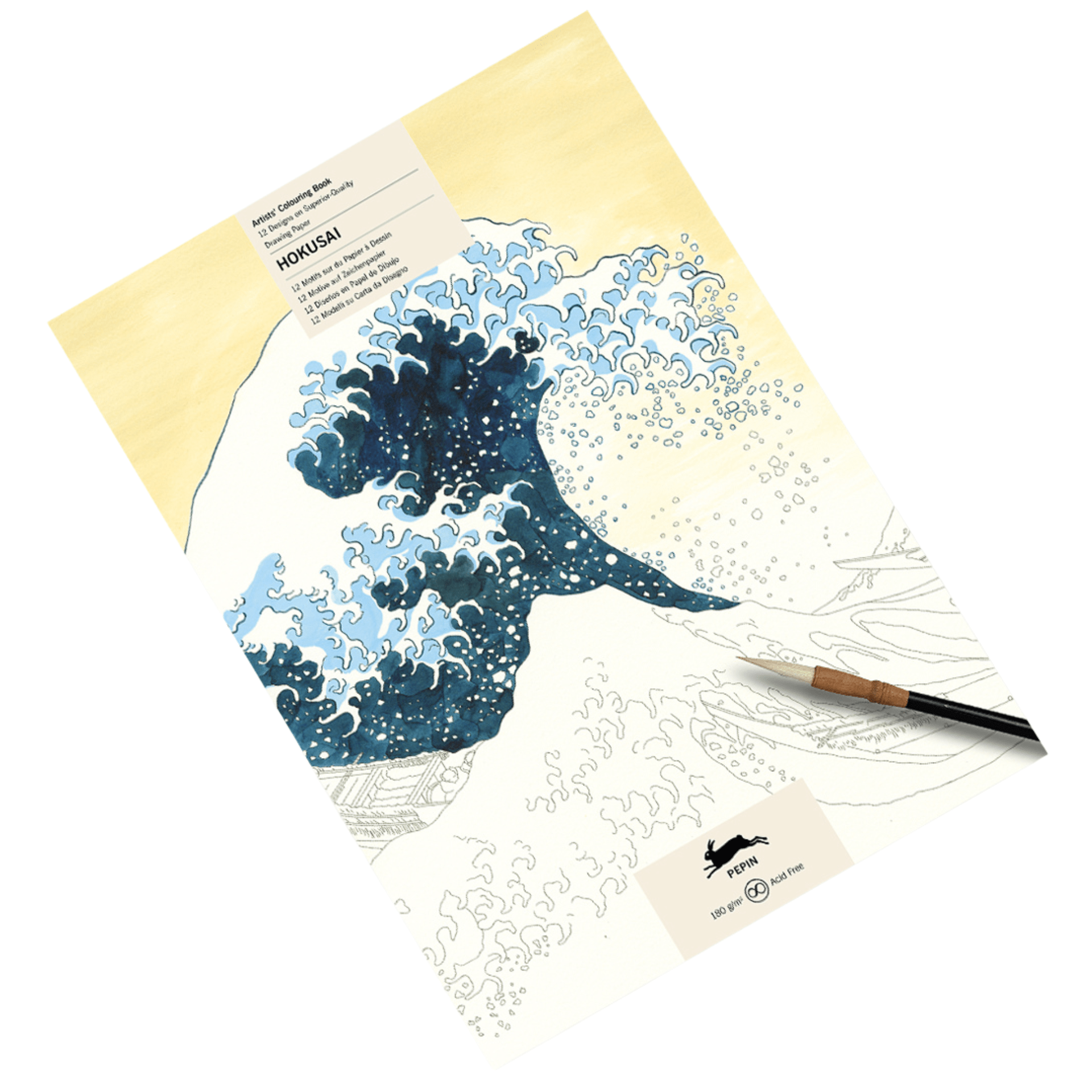Coloring Book - Hokusai New Edition – SayPaper