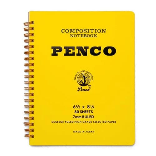 Penco Coil Notebook Large - Yellow – SayPaper