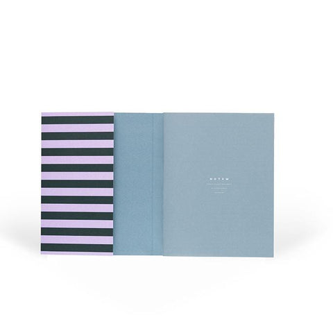 Uma Weekly Planner Green&Rose Stripes – SayPaper