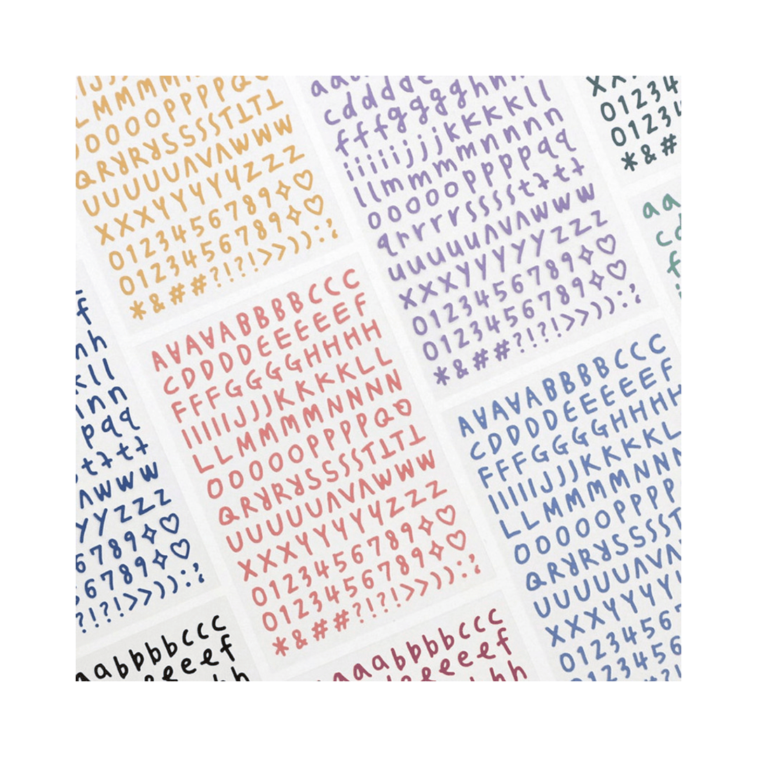 Stickers Calli Alphabet – SayPaper